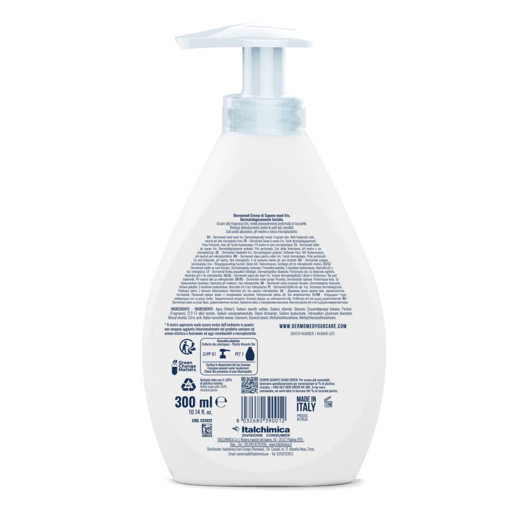 Sapone liquido mani Dermomed Relax all’Iris - Dermomed